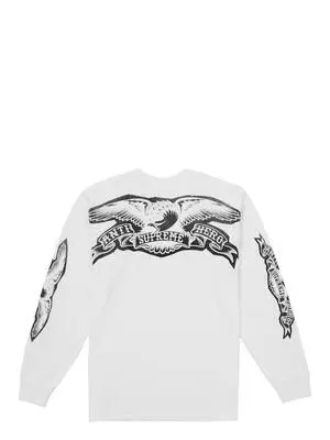 Supreme Antihero Eagle Long Sleeve Tee Shirt - White