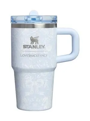 STANLEY 1913 X Loveshackfancy 20oz Holiday Tumbler - Toscana Toile Alpine Blue