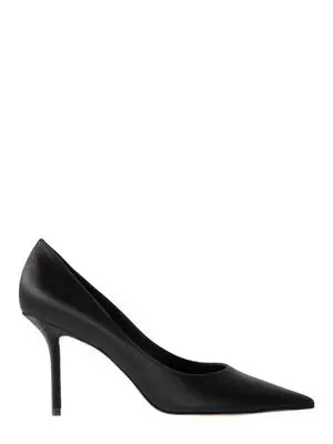 JIMMY CHOO Love 85 Satin Pumps - Black