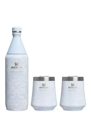 STANLEY 1913 X Loveshackfancy Holiday Reserve All Day 34oz Wine Set - Toscana Toile Alpine Blue