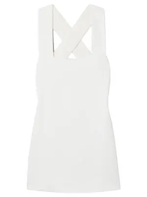 Khaite Mella Mini Dress - White