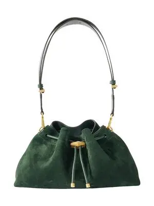 JIMMY CHOO Cinch Medium Bucket Bag - Green