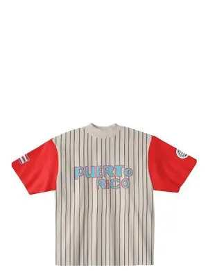 BAD BUNNY Dtmf Baseball T-shirt - Off White