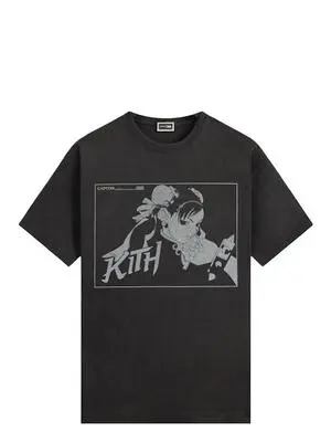 Kith X Capcom Chun Li Vintage Tee Shirt Black