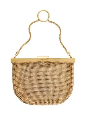 Calvin Klein 54 Chainmail Clutch - Gold