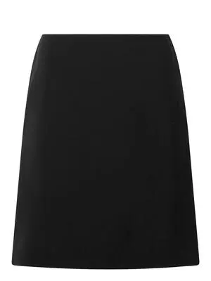 Calvin Klein Luna Satin Straight Skirt - Black