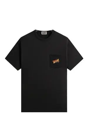 Kith X Marvel Vs. Capcom World Vintage Pocket Tee Shirt Black