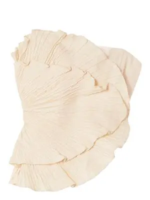 ANDRES OTALORA Las Olas Strapless Layered Top - Ivory