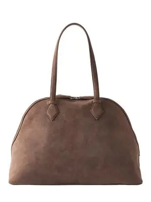 A.emery Harnick Suede Tote Brown