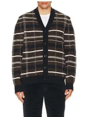 Barbour Kane Knitted Cardigan - Dark Oak