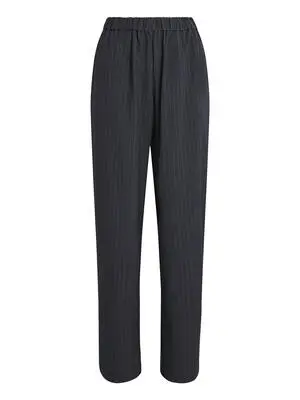 Stylein Pinstriped Belicia Trousers - Navy