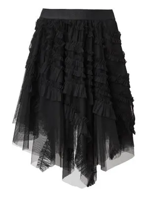 ALLSAINTS Tulle Mini Skirt - Black