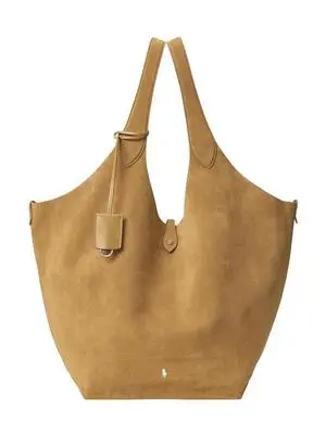Polo Ralph Lauren Large Suede Tote - Caramel