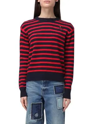 Marc Jacobs Striped Pullover Sweater - Navy