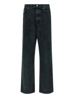 Dries Van Noten Straight Leg Jeans - Grey