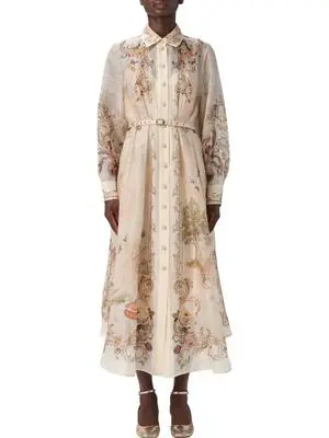 Zimmermann Printed Dress - Beige