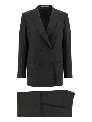 Tagliatore Double Breasted Suit - Grey