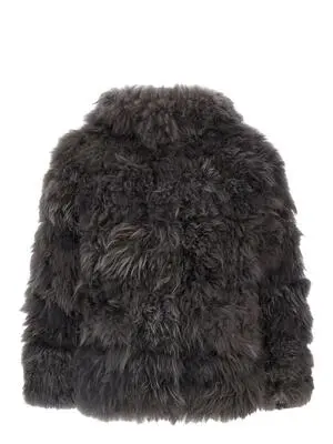 Simonette Ravizza Fur Coat - Grey