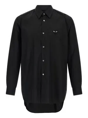 Play Comme Des Garcon Shirt Men Black