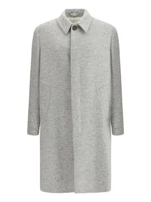 LARDINI Tailored Overcoat - Grey