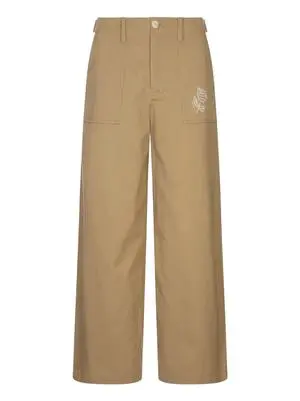 Marni Wide Leg Pants - Brown