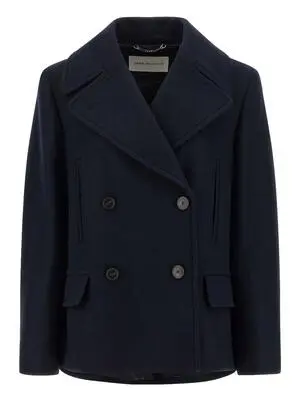 Dries Van Noten Coat Blue