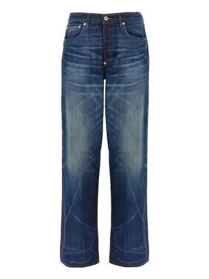 Kenzo Straight Leg Jeans - Blue