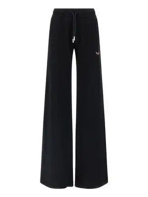 Off-White Wide Leg Pants - Black