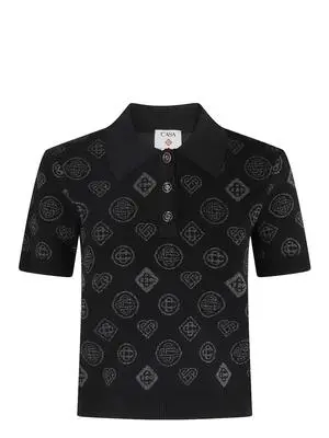 Casablanca Polo Shirt - Black