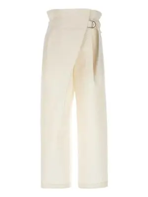 Issey Miyake Wide Leg Pants - White