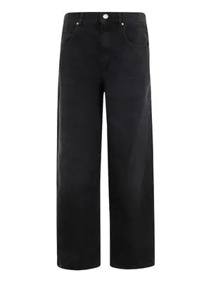 Isabel Marant Wide Leg Jeans - Black