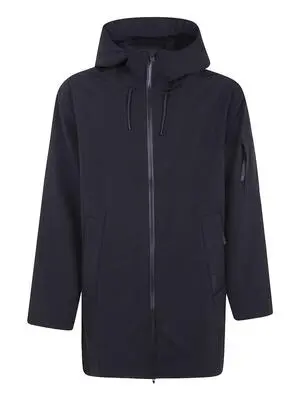 Rains Long Coat - Black