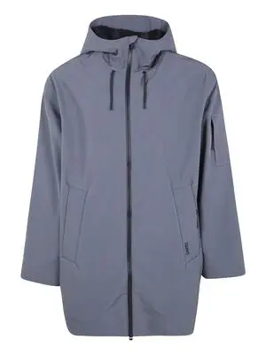 Rains Long Coat - Blue