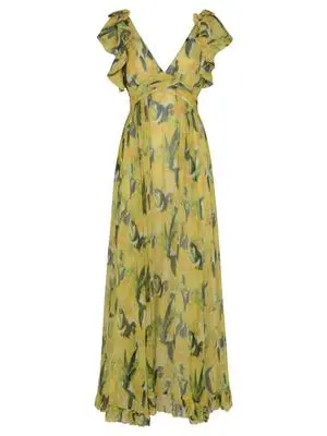 LA DOUBLEJ Floral Maxi Dress