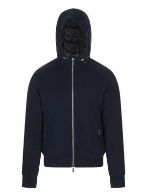 MOORER Zip Up Jacket - Blue