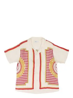 Rhude Casino Button-down Shirt - Cream