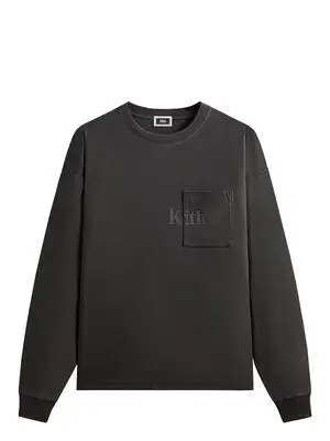 Kith Long Sleeve Quinn Tee - Black