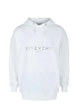 Givenchy Logo Graphic Hoodie - White