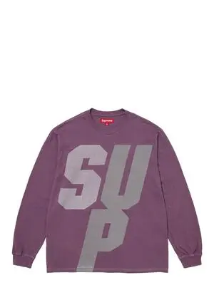 Supreme Reflective Long-sleeve Top - Purple