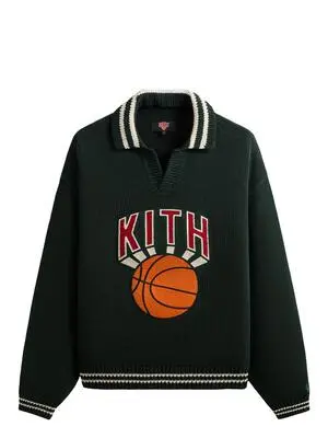 Kith For The New York Knicks Nelson Rugby Sweater - Black
