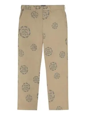 DENIM TEARS X Stussy Double S Wreath Chino - Tan