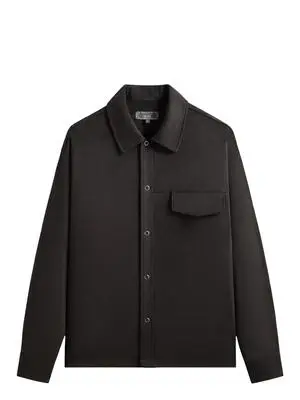 Kith Montague Microsuede Shirt - Black