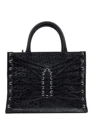 WHO DECIDES WAR BY EV BRAVADO Arch Tote Mini Messenger Bag