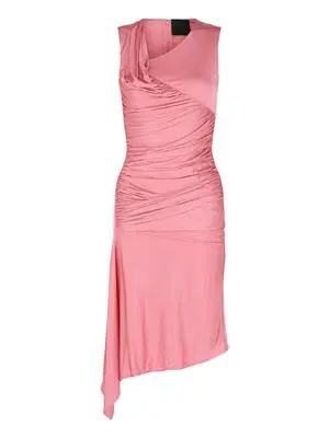 Givenchy Asymmetrical Draped Dress - Pink