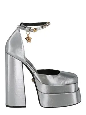 Versace Wmns Medusa Aevitas Platform Pump - Grey