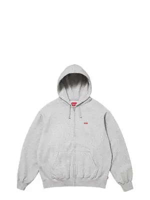 Supreme Small Box Zip Up Hoodie - Grey