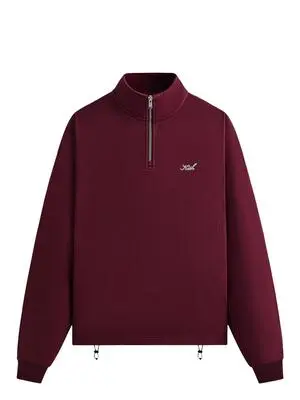 Kith Nelson Quarter Zip Pullover - Red