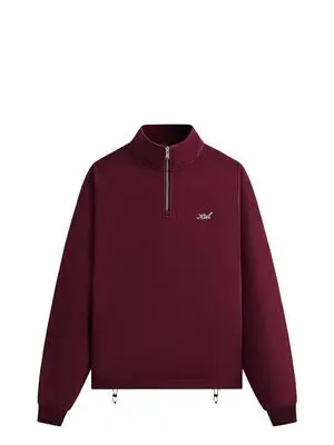 Kith Nelson Quarter Zip Pullover - Red