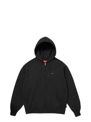 Supreme Small Box Zip Up Hoodie - Black