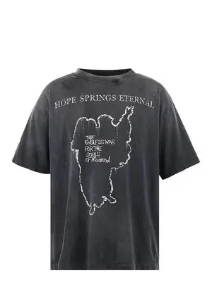 SAINT MXXXXXX Hope Spring Vintage Short-sleeve Tee - Black